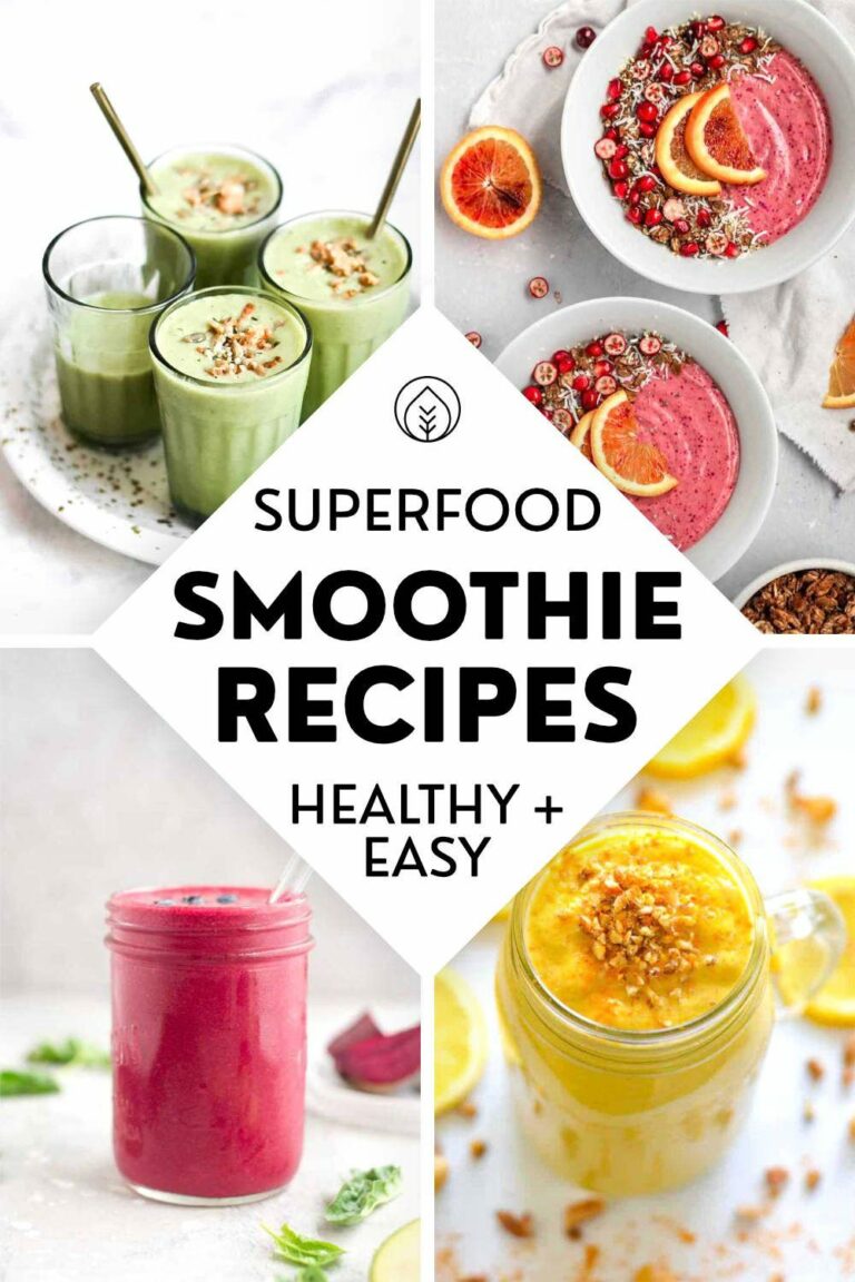 25 Plant-Based Superfood Smoothies – Nutriciously