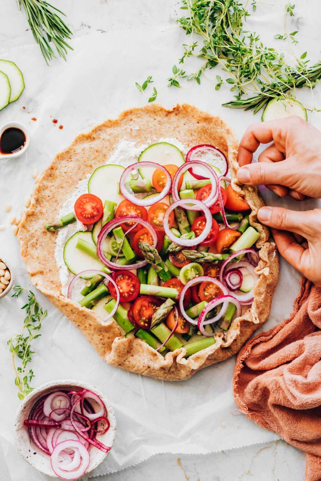 Savory Vegetable Galette (Vegan & Gluten-Free) – Nutriciously