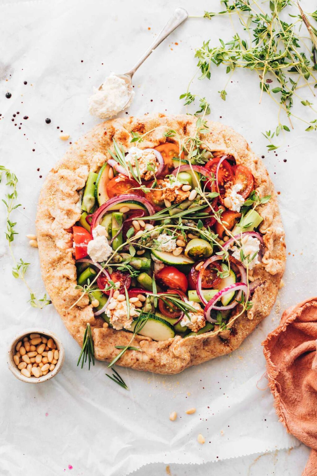 Savory Vegetable Galette (Vegan & Gluten-Free) – Nutriciously